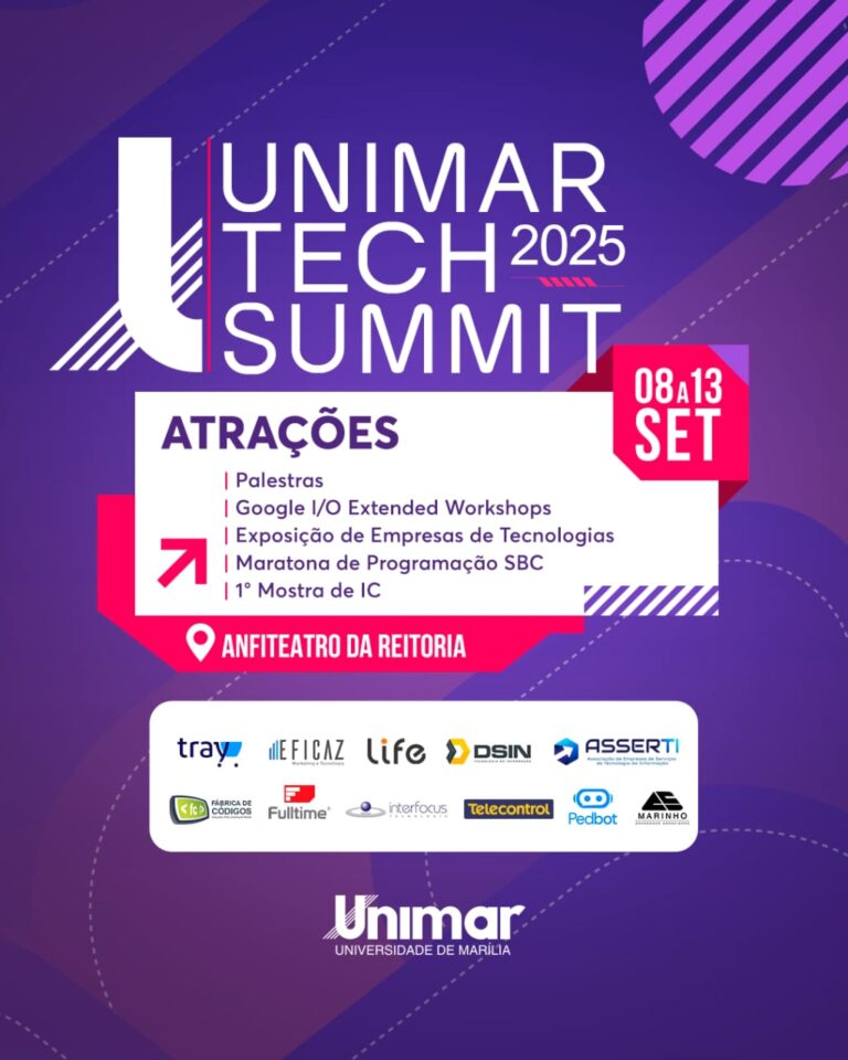 Unimar realiza o Tech Summit 2025, maior encontro de tecnologia e ...